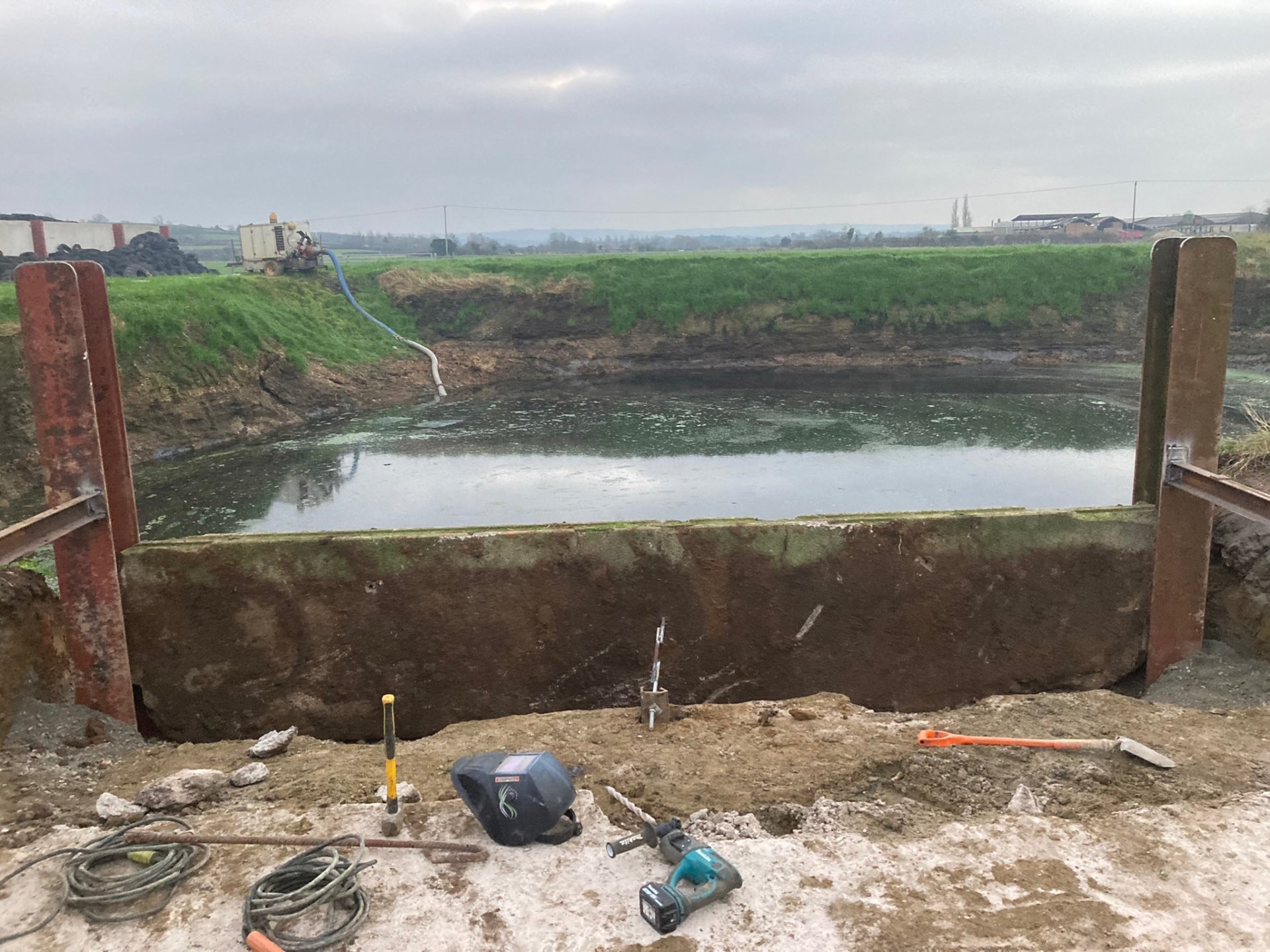 Slurry ramp build photos | The Farming Forum