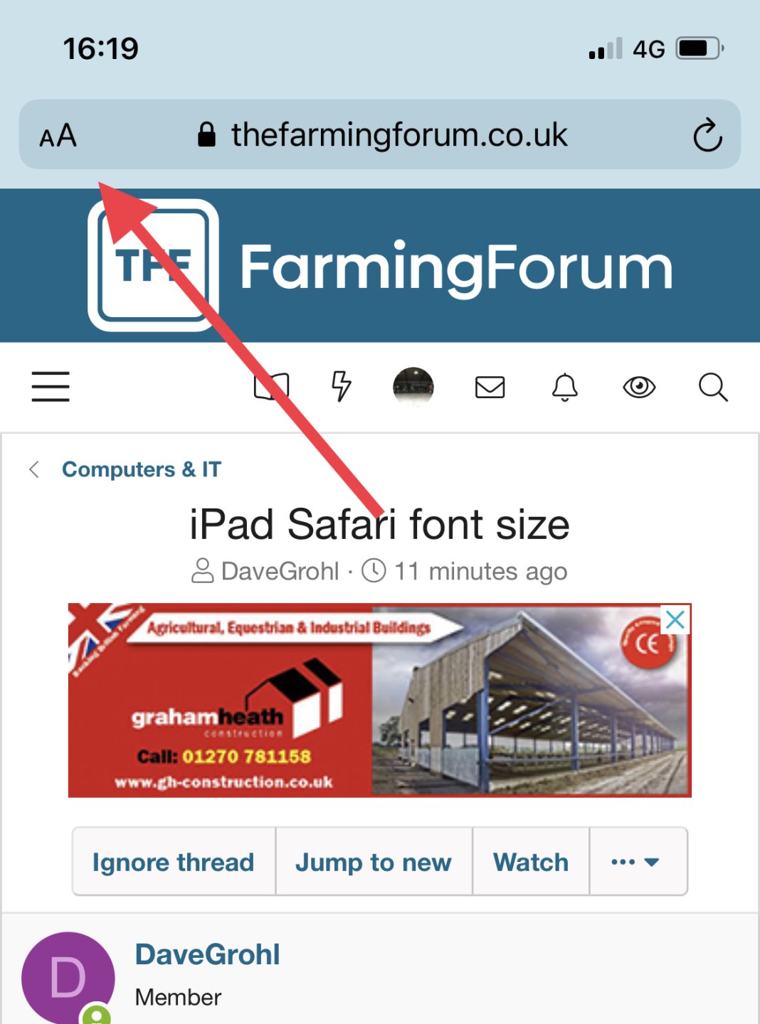 IPad Safari Font Size The Farming Forum ipad-safari-font-size-the-farming-forum