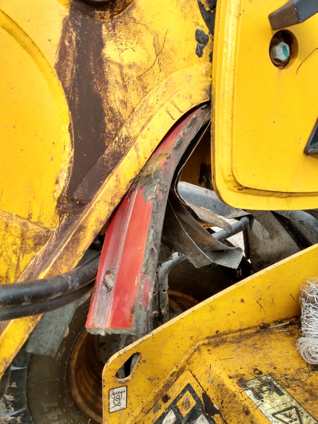 JCB loader boom wear strips | The Farming Forum