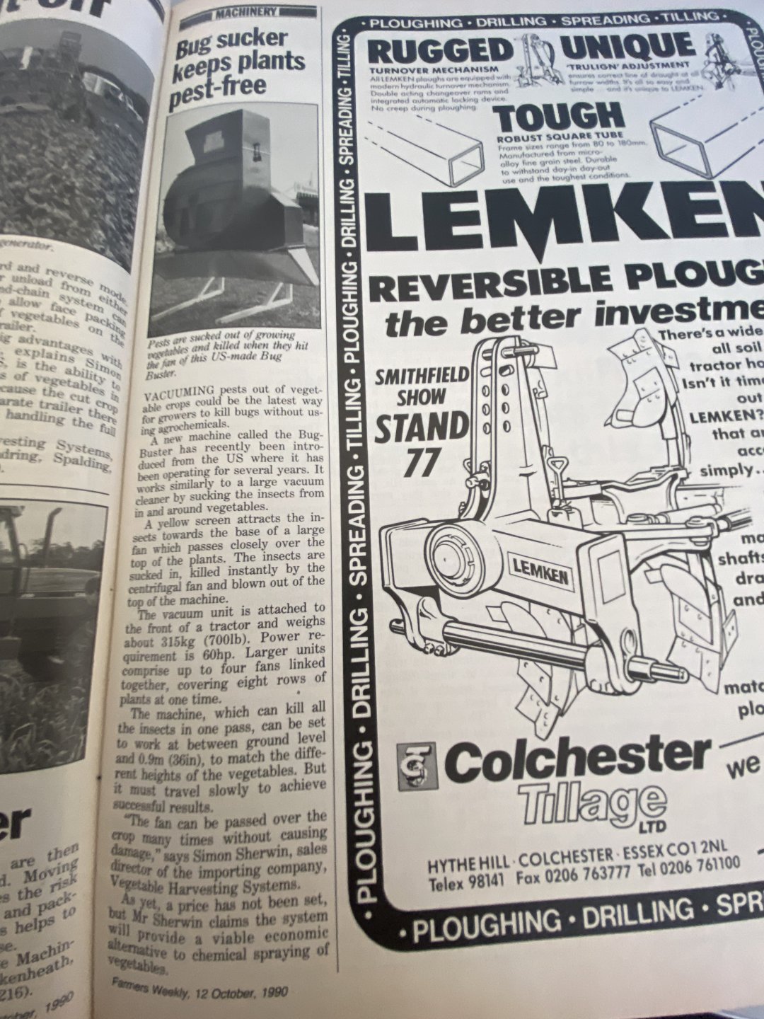 Insect hoover | The Farming Forum