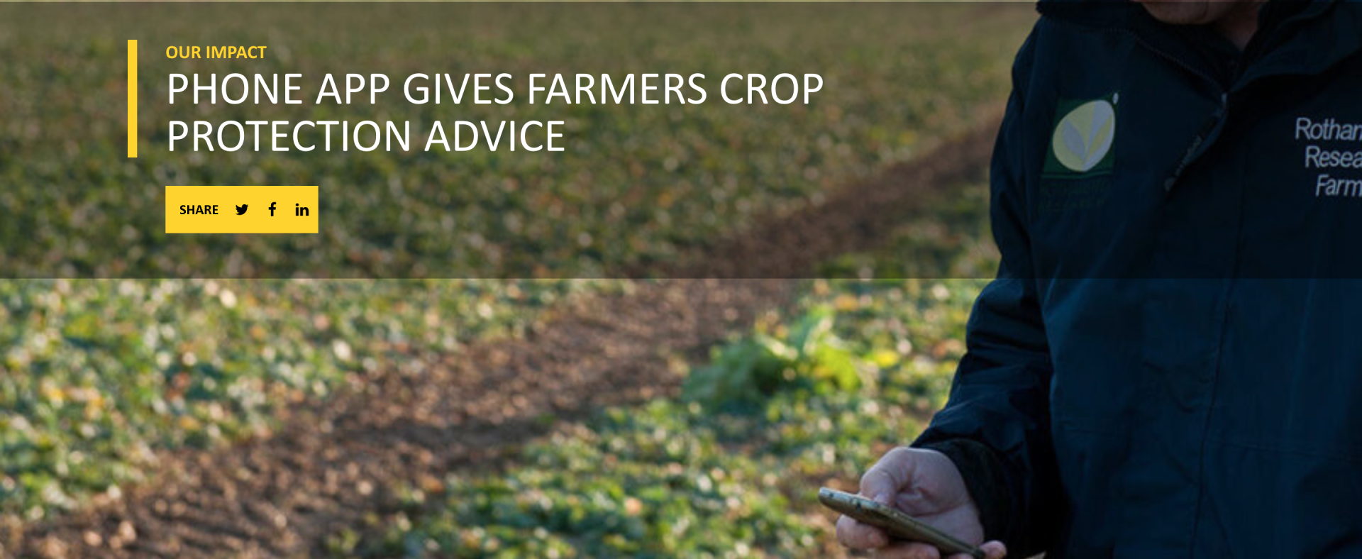 Phone App Gives Farmers Crop Protection Advice | The Farming Forum