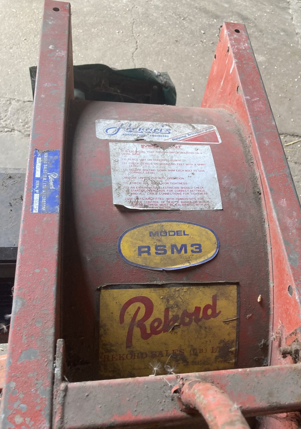 Rekord RSM3 grain fan | The Farming Forum