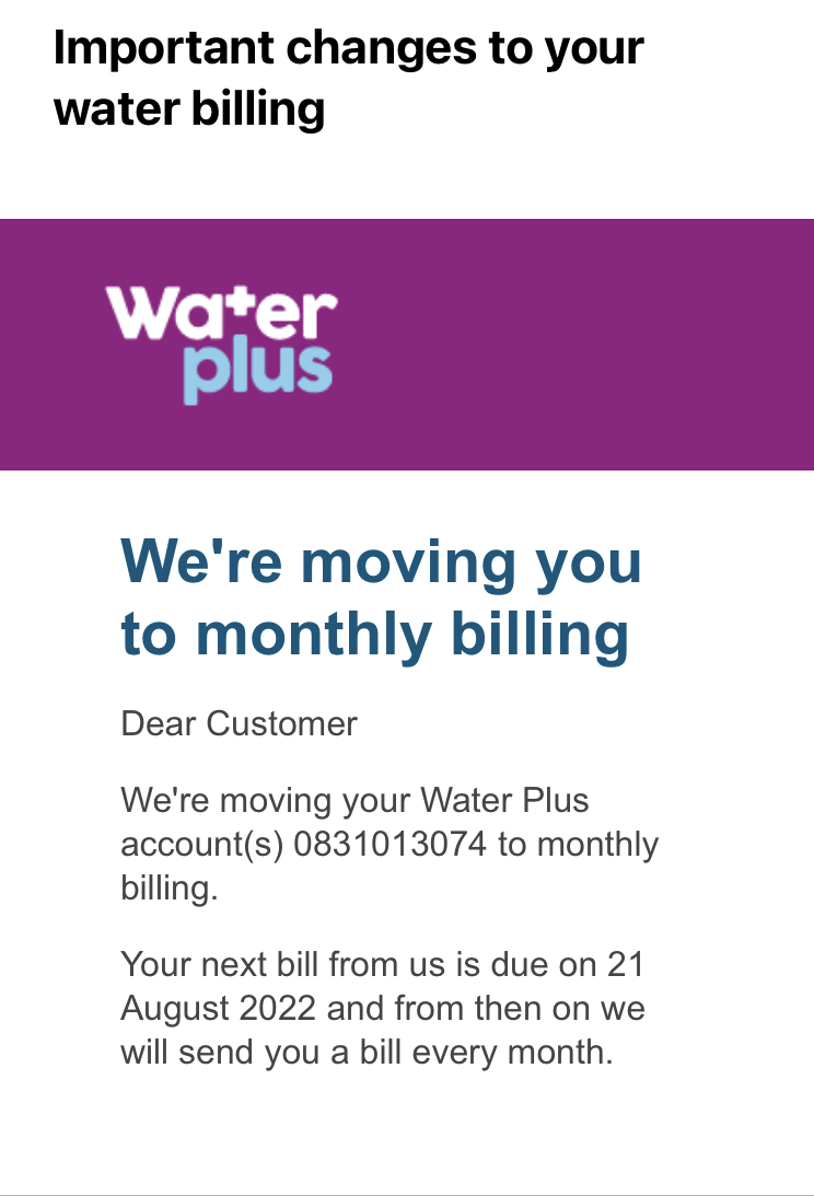 Water Plus new Billing Scheme?? | Page 3 | The Farming Forum