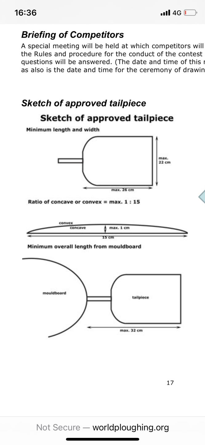 Tail piece measurement | The Farming Forum