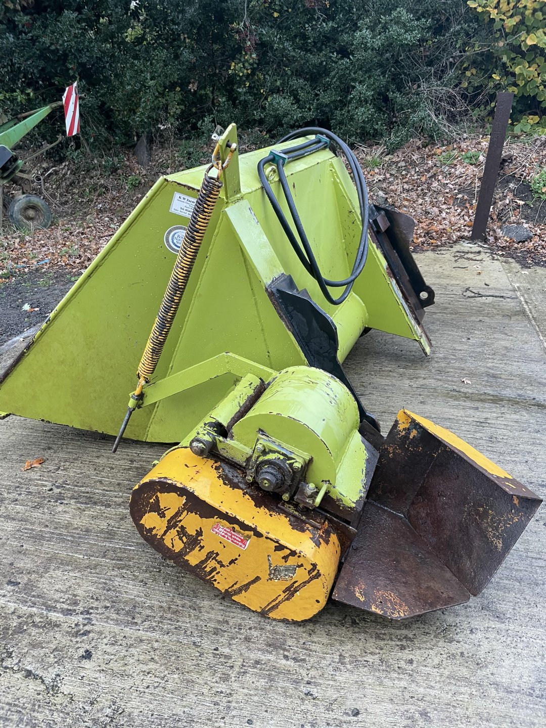 Root auger bucket. | The Farming Forum