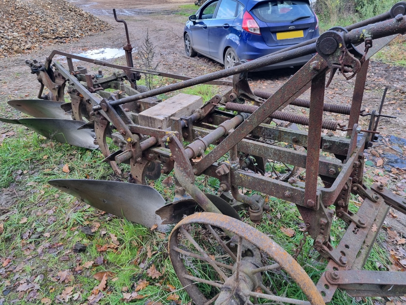 4 Furrow Ransomes Plough | The Farming Forum