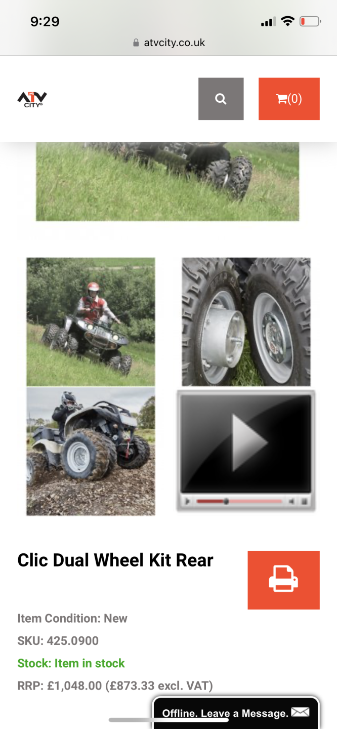 Clic ATV dual wheels | The Farming Forum