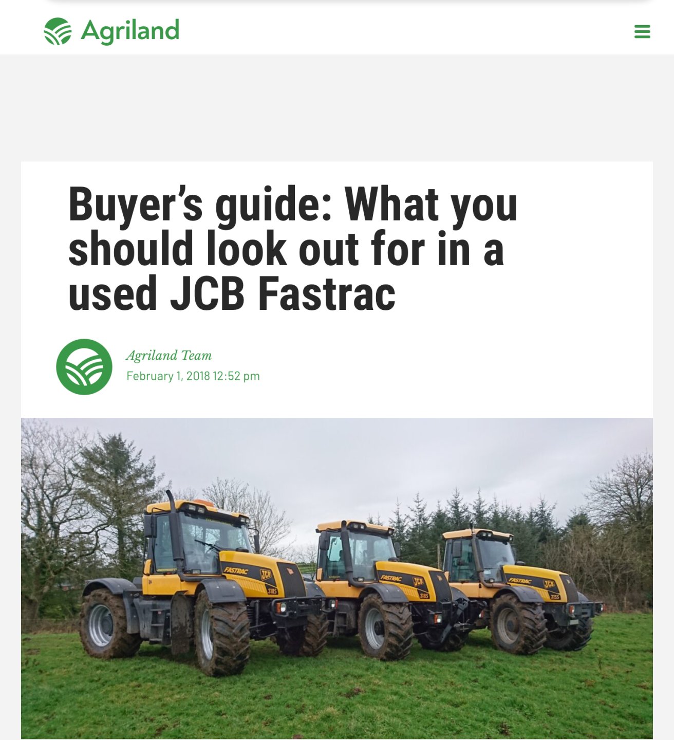 Fastrac wanted | Page 2 | The Farming Forum