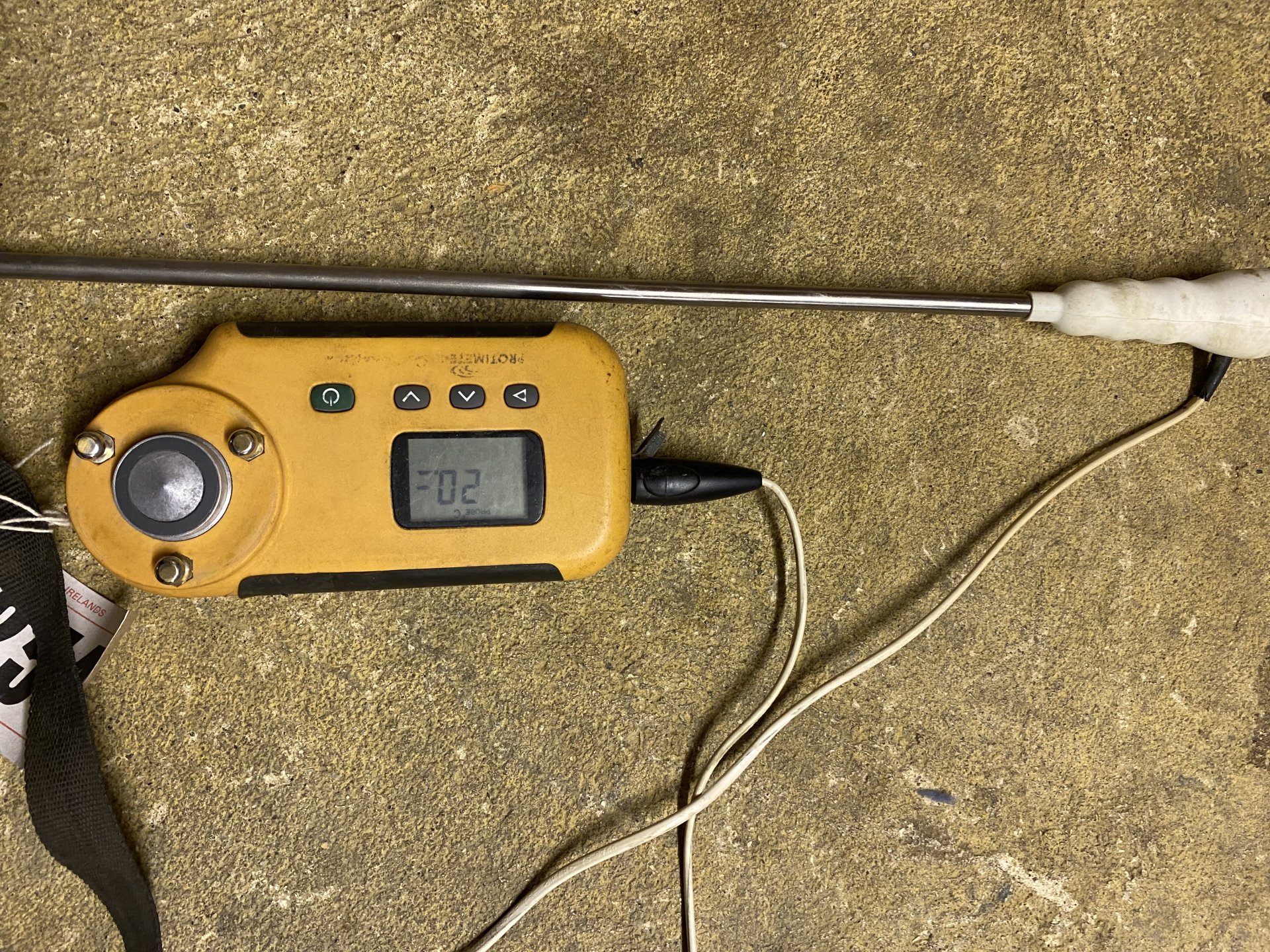 Grain moisture and temperature spears. | The Farming Forum