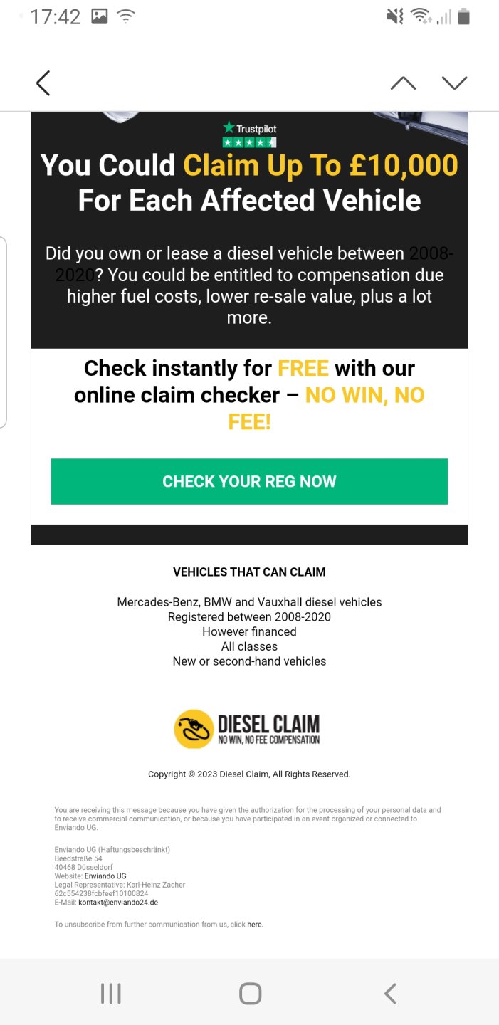Diesel emissions claim | Page 2 | The Farming Forum