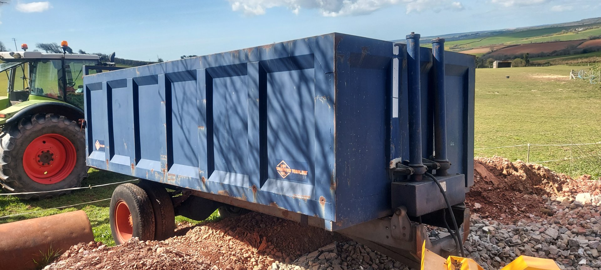 Edbro tipper on Ken Wotton trailer | The Farming Forum