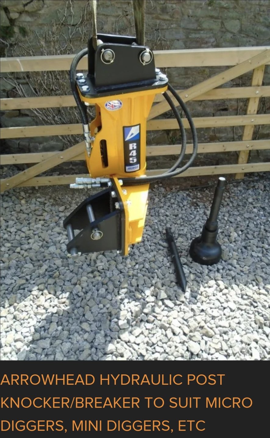Mini Digger Post Driver | The Farming Forum