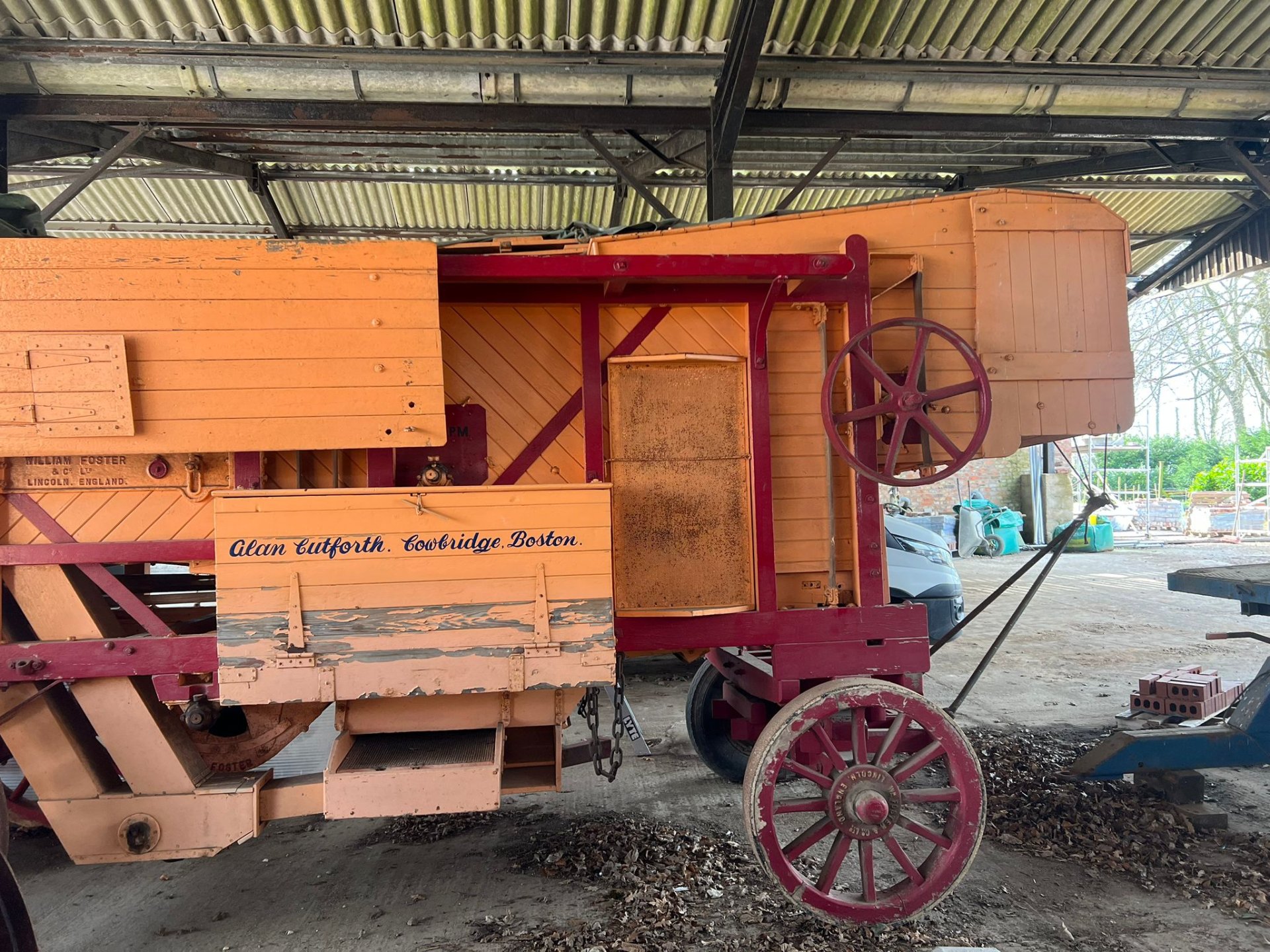 William Foster threshing machine | The Farming Forum