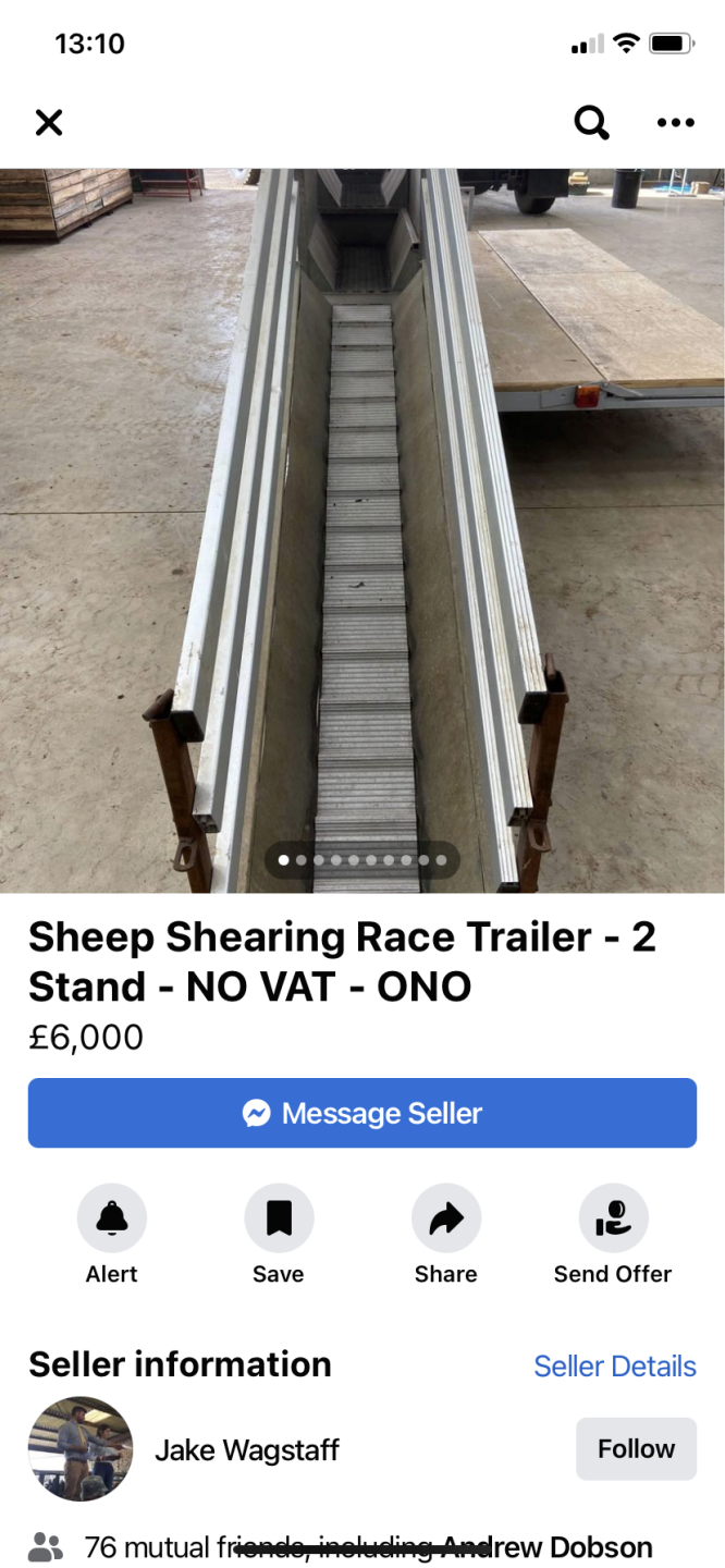Sheep Shearing Trailer | The Farming Forum