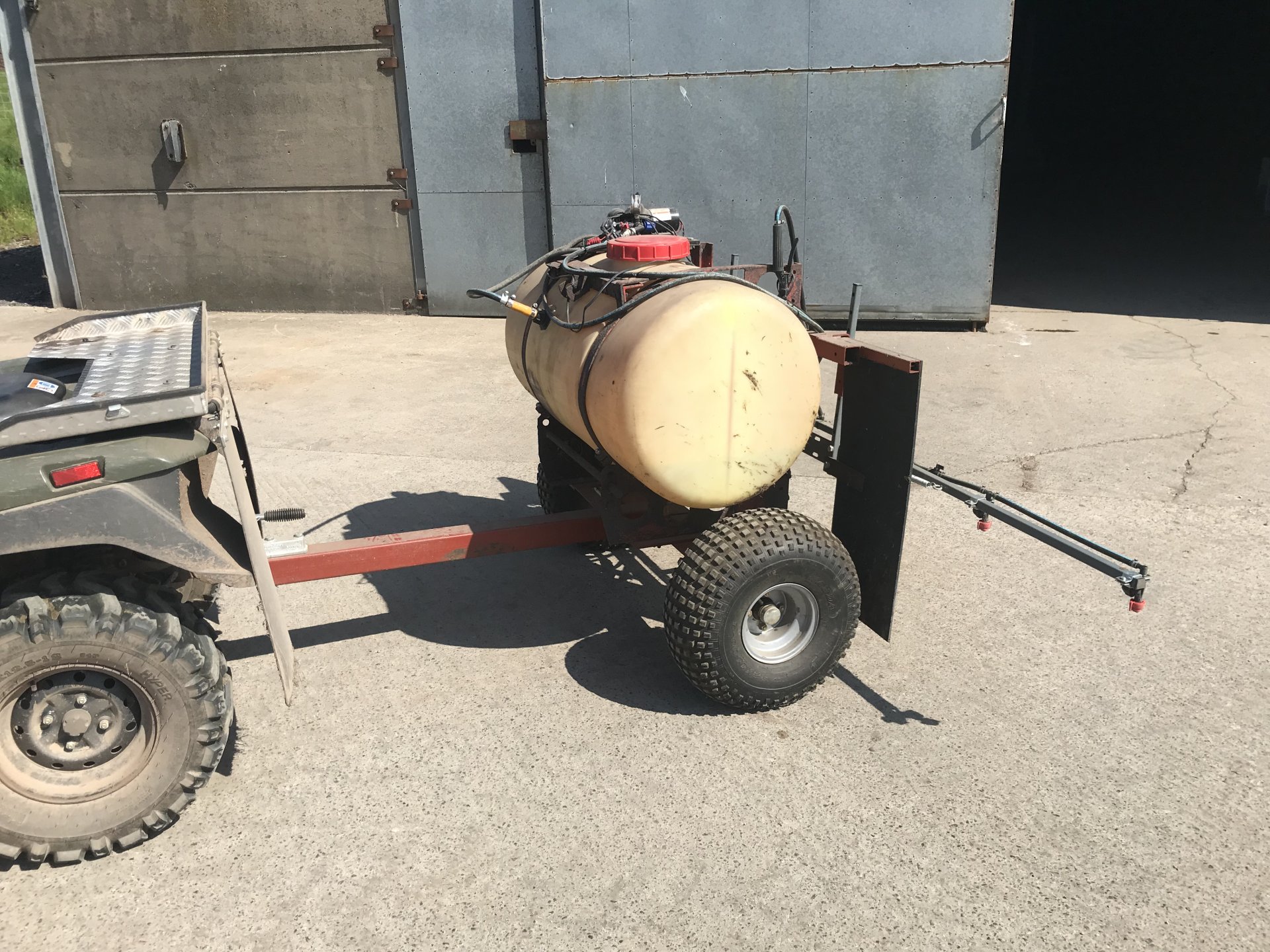 Towed sprayer for quad or buggy | The Farming Forum