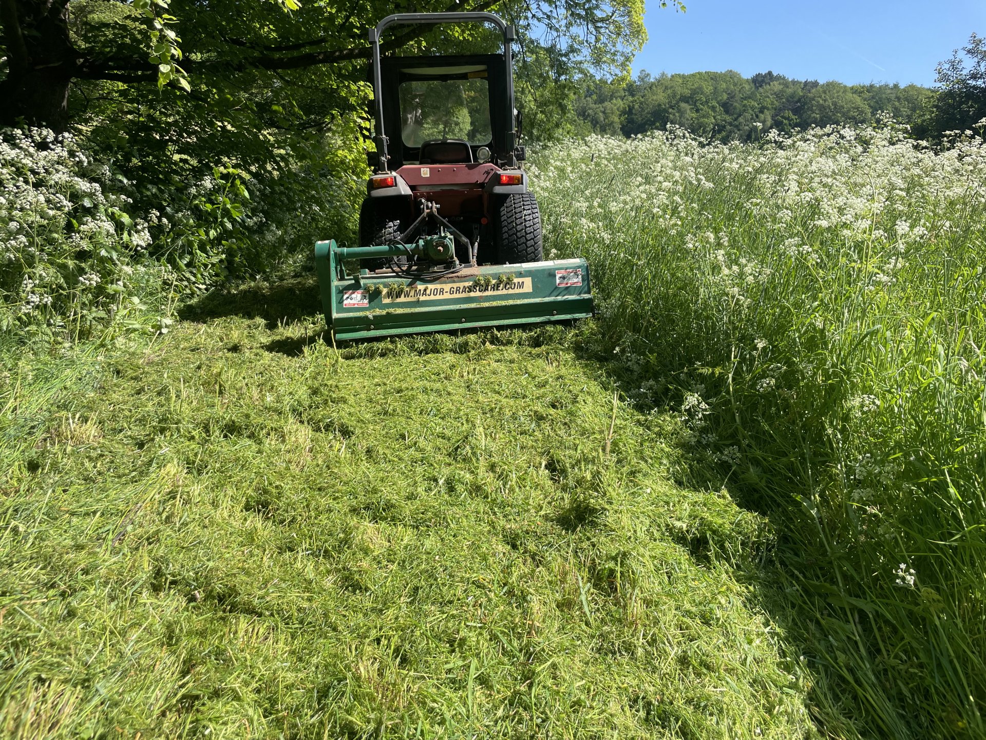 Ride on mowers with out front flail deck | The Farming Forum
