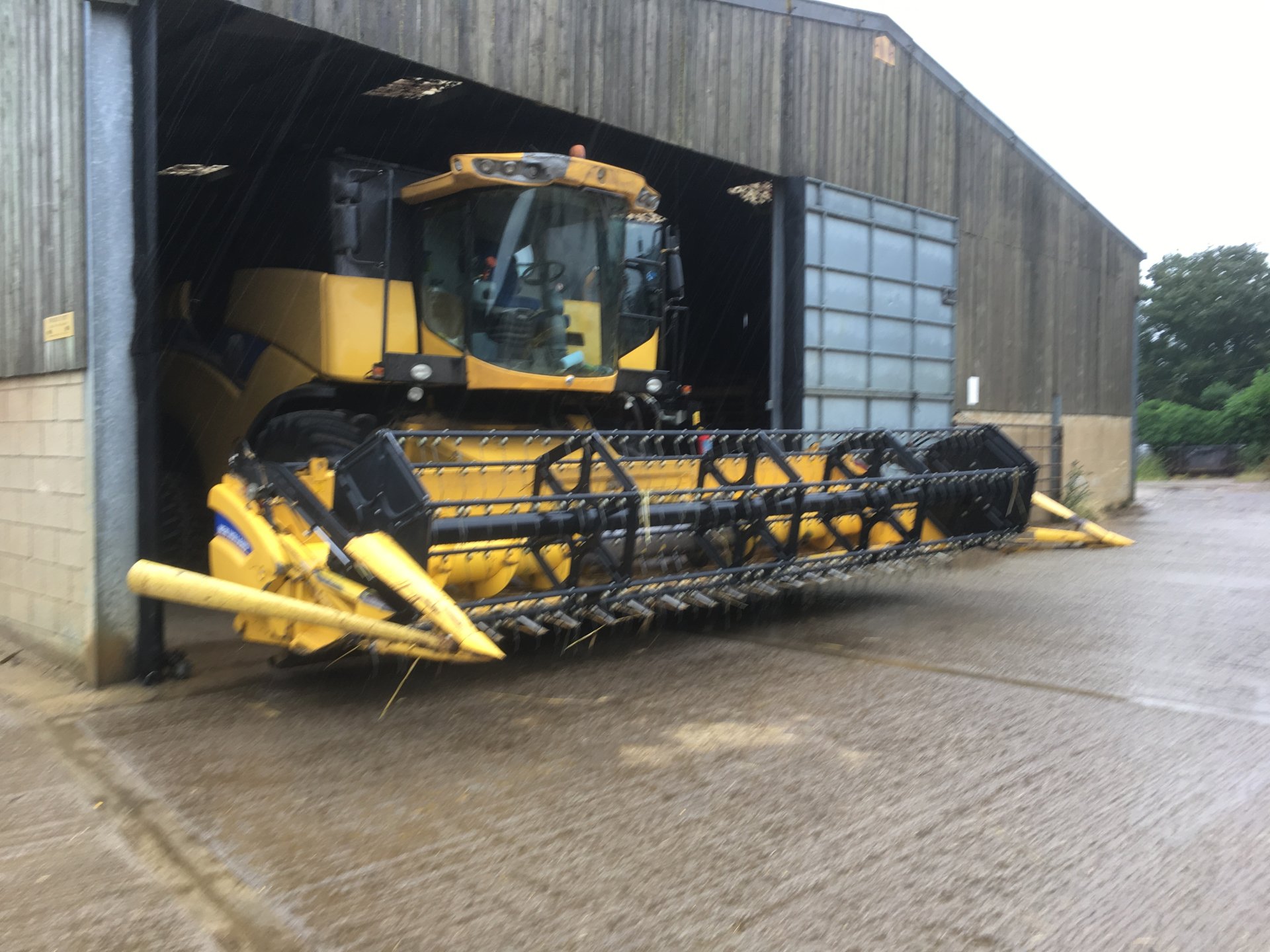 Cutting laid barley | The Farming Forum