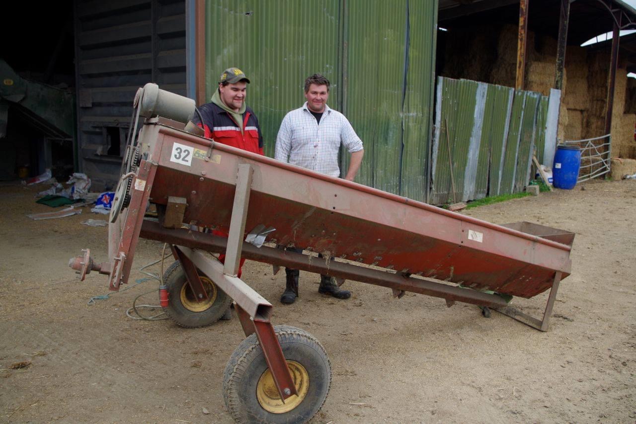 Grain auger cleaner | The Farming Forum
