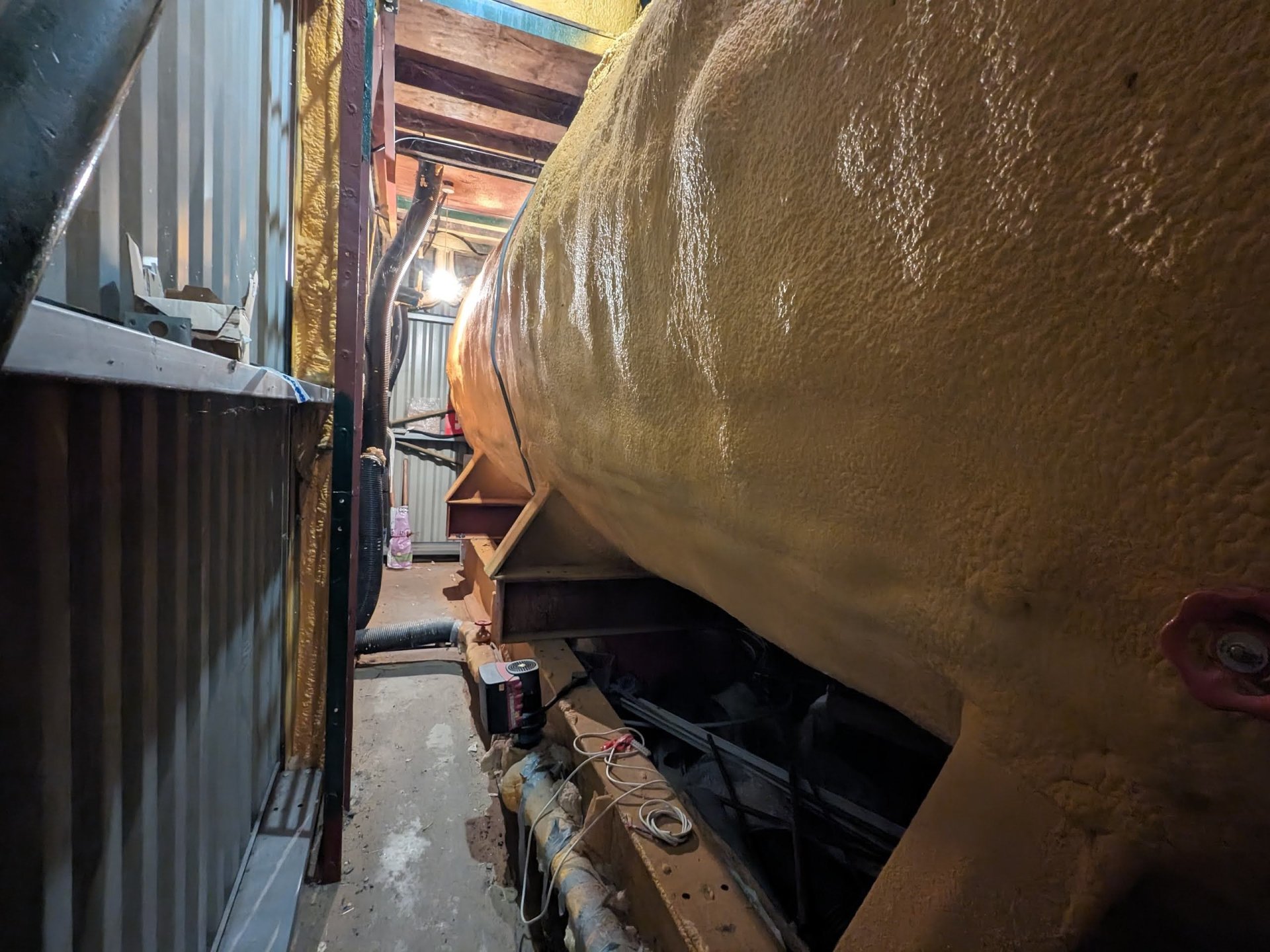Biomass buffer tank insulation | The Farming Forum