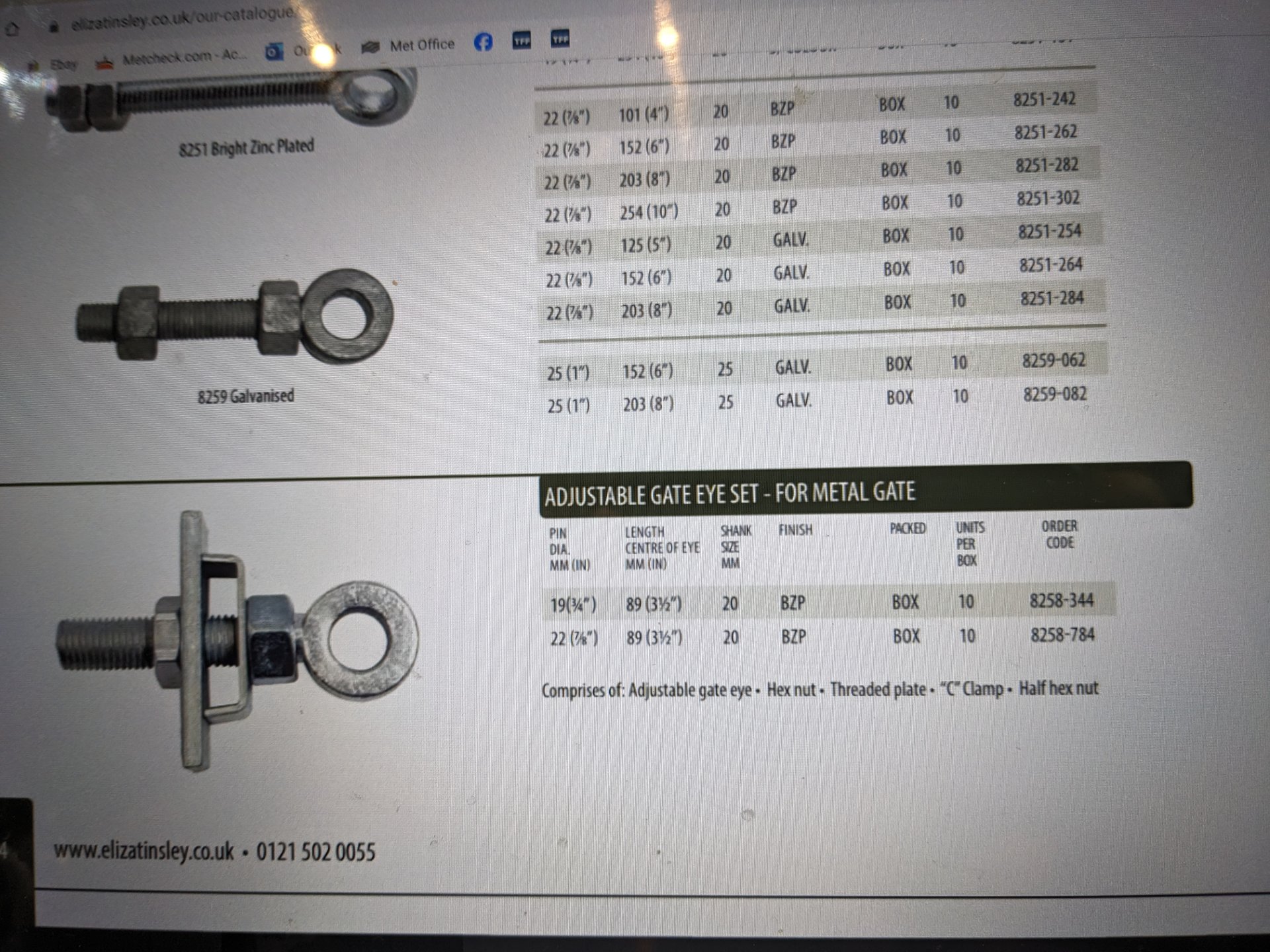 Channel end gate - sliding eye bolts | The Farming Forum