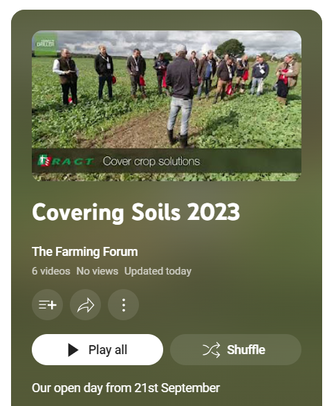 Covering Soils Event - 21st September | The Farming Forum