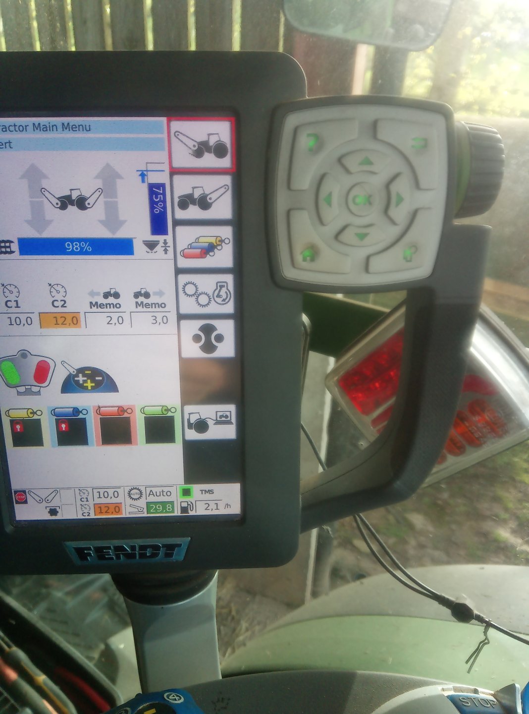 Fendt vario screen wheel adjustment. | The Farming Forum