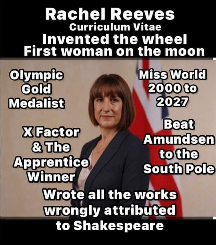 Rachael Reeves CV lol | The Farming Forum