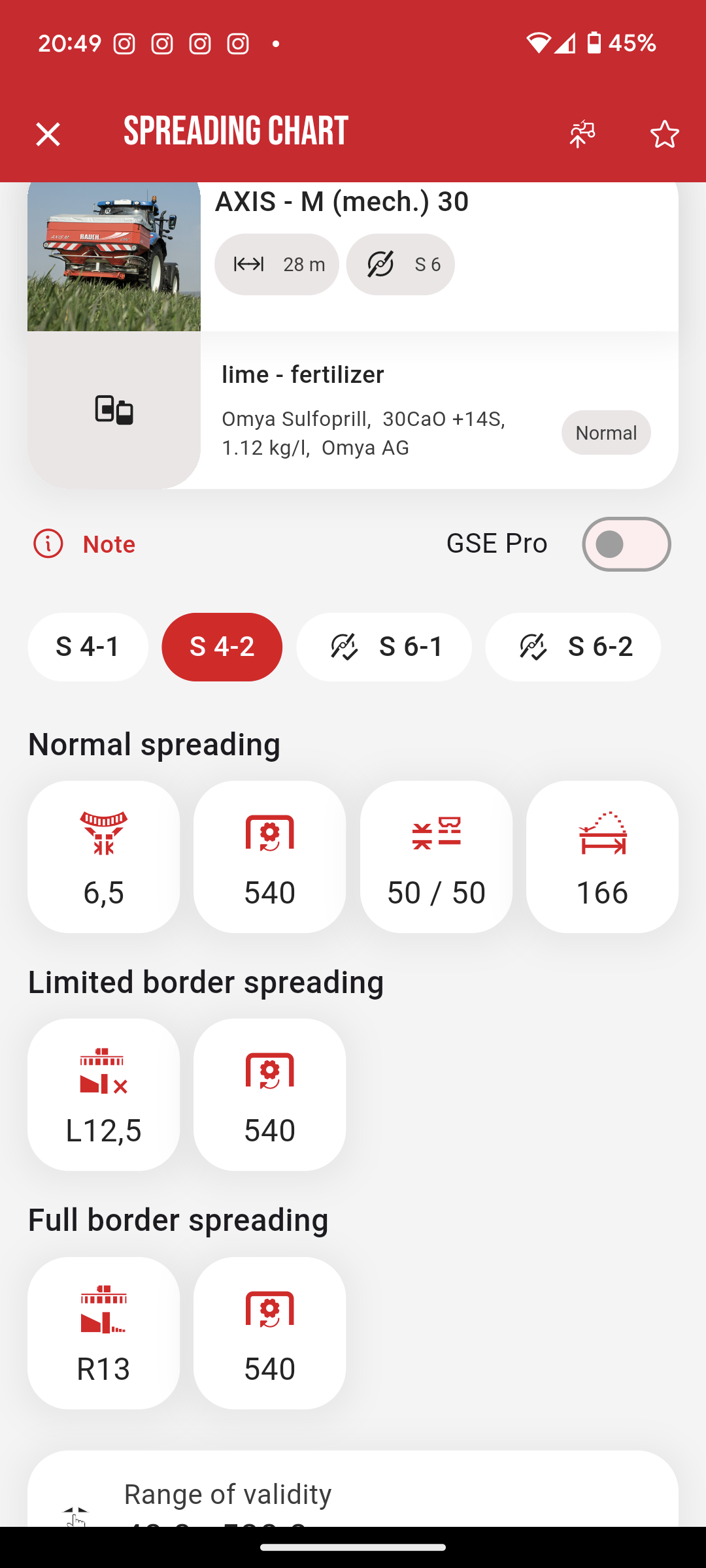 kuhn 30.1 setting for calcifert. | The Farming Forum