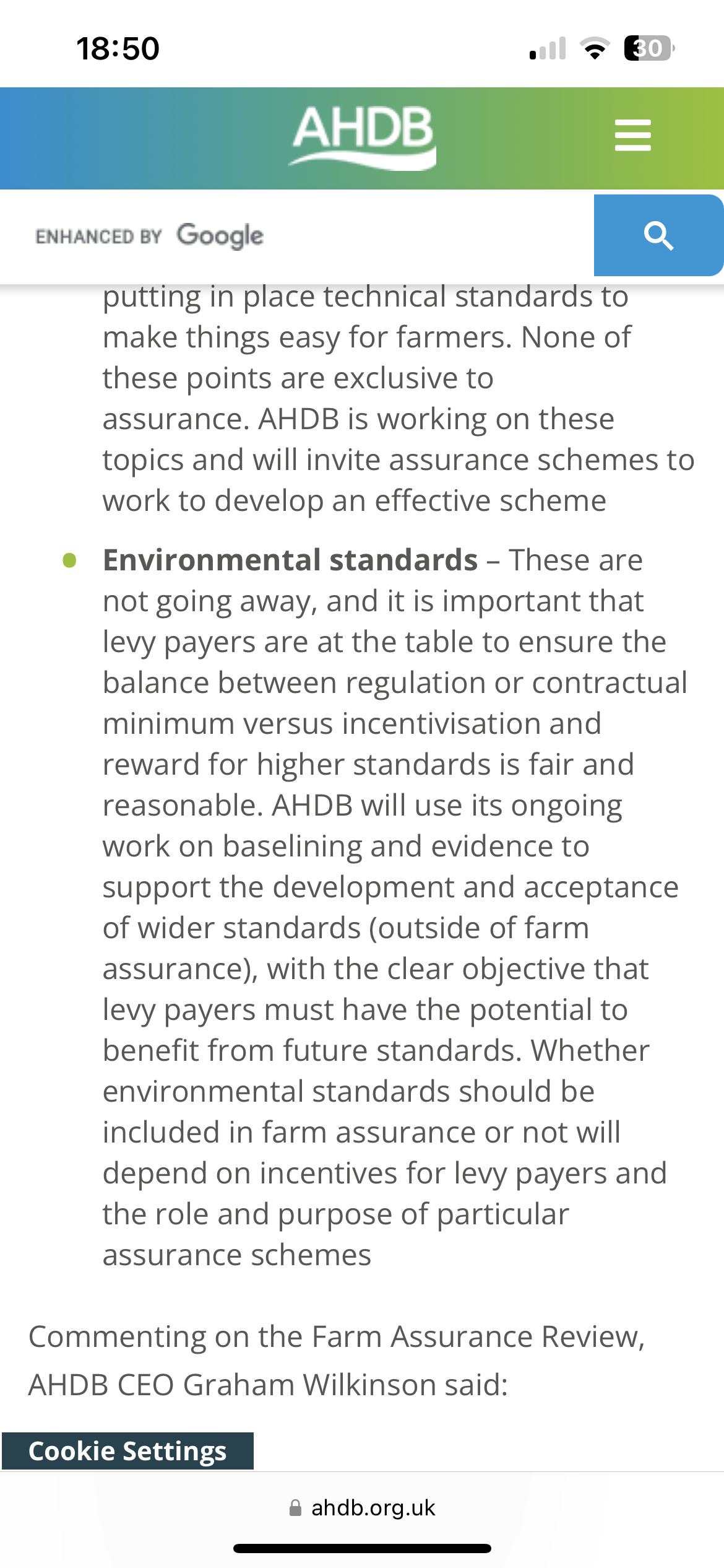 Nicholas Saphir: comment about Red Tractor | Page 2 | The Farming Forum