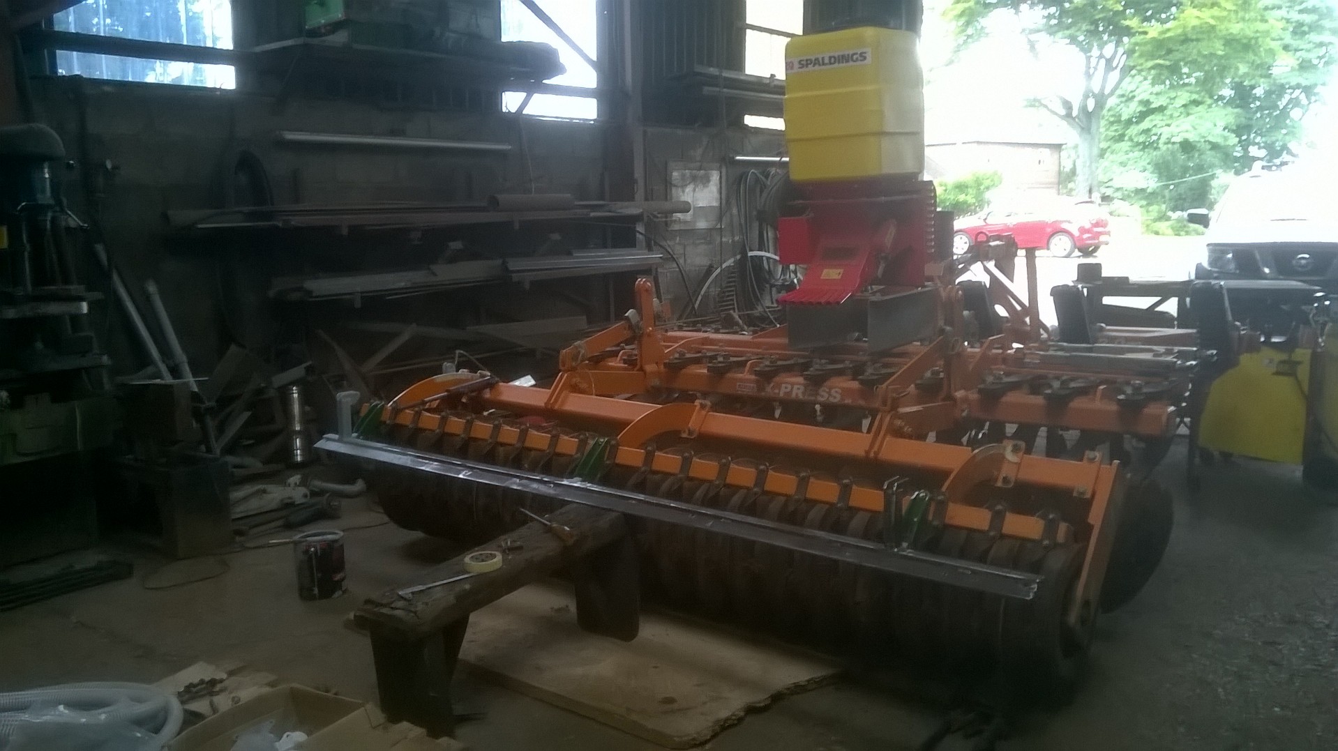 Spaldings air seeder on Simba Express | The Farming Forum