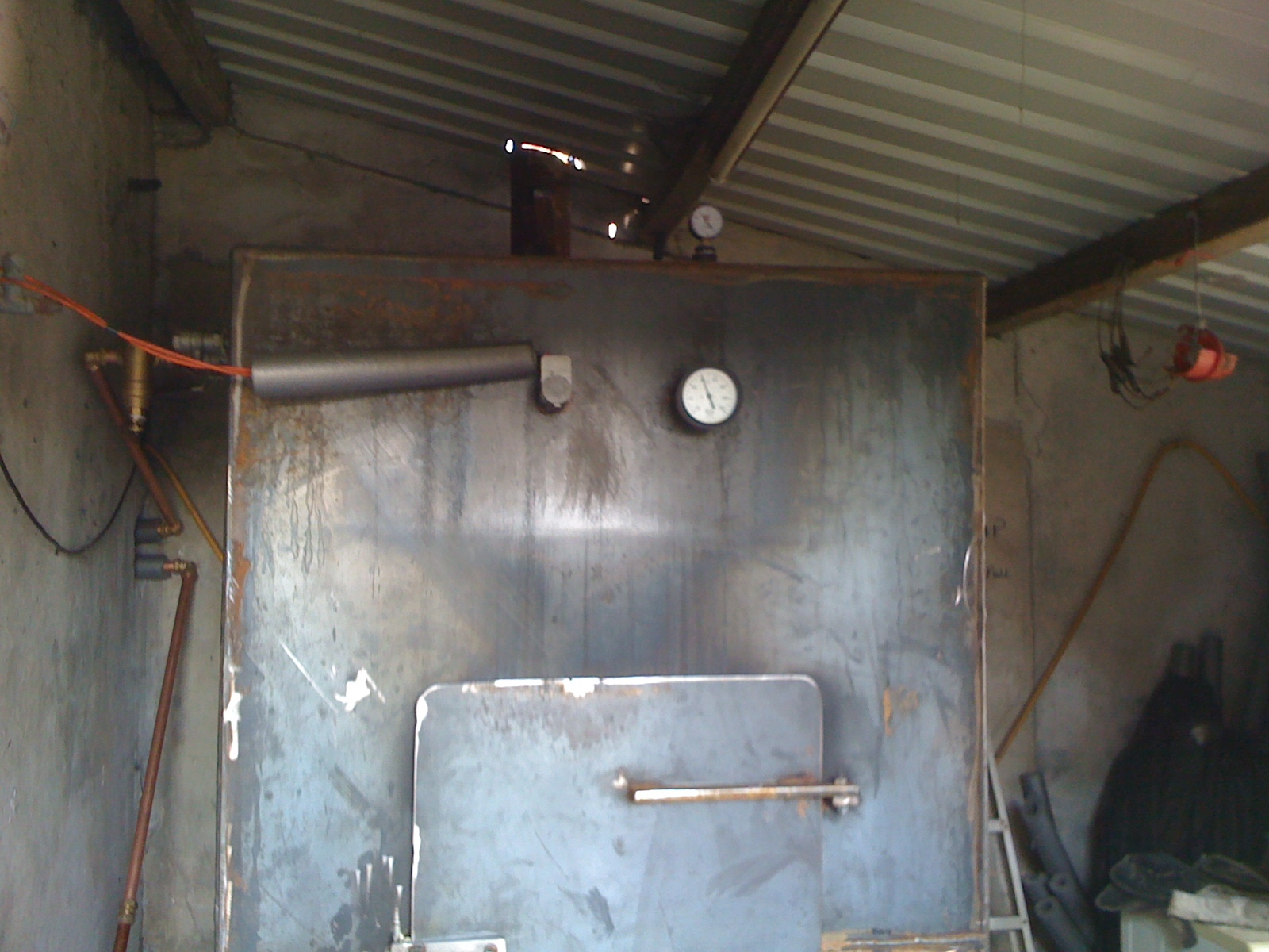 HOMEMADE WOOD BURNING BOILER | The Farming Forum