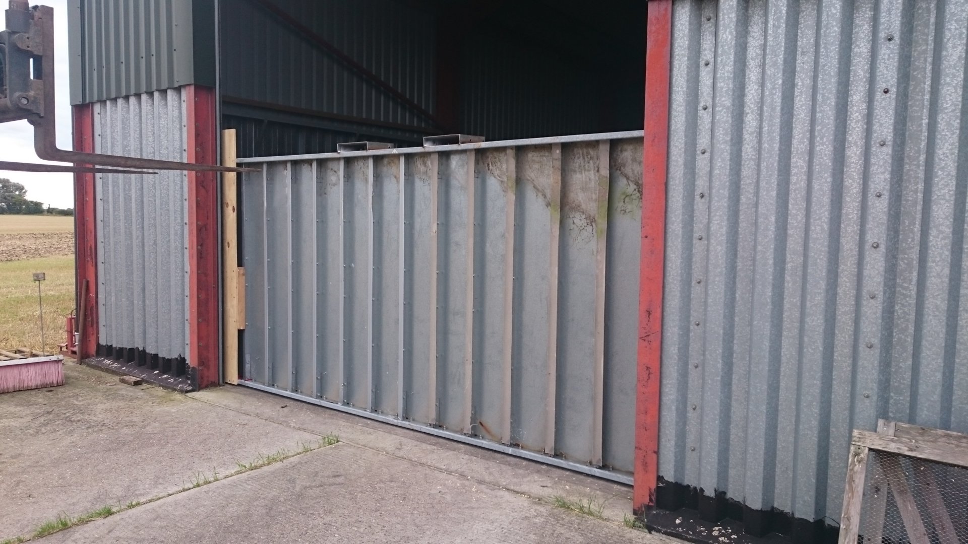 Grain store doorway panels | The Farming Forum