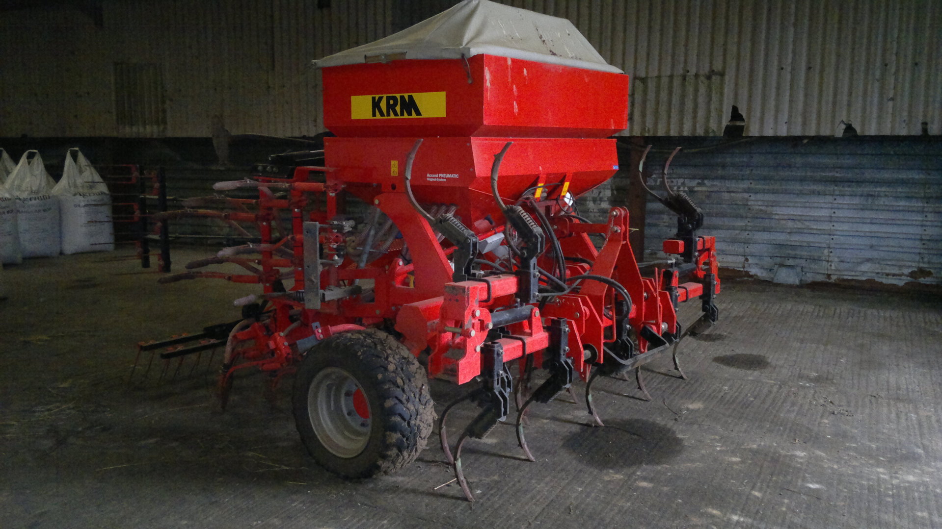 KRM Soladrill 4m Tine Drill | The Farming Forum