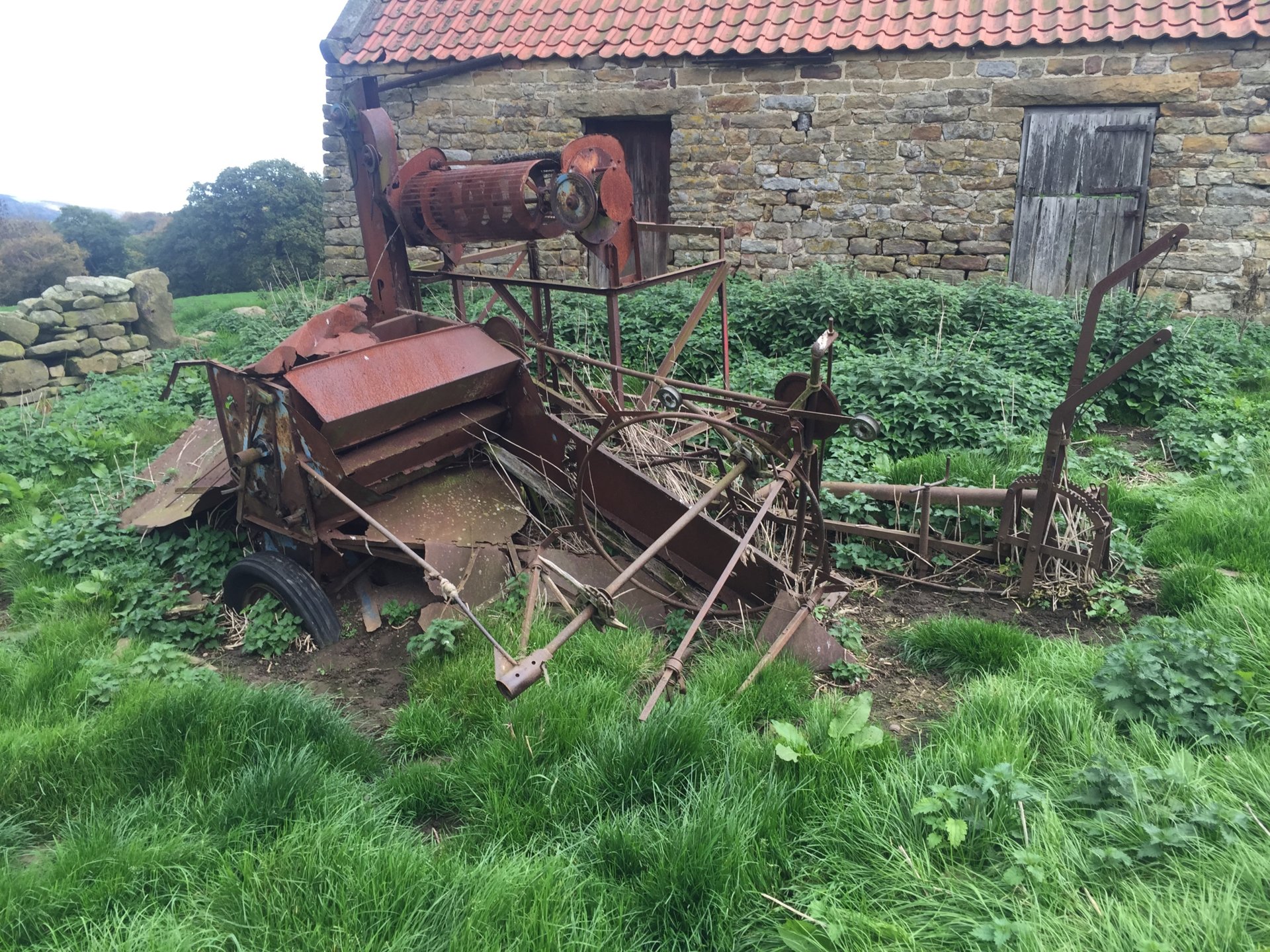 Ransomes Trailed Combine | The Farming Forum