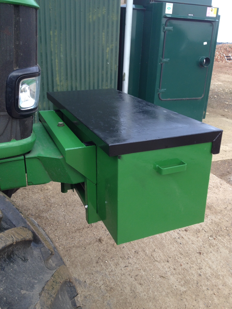 Front mounted secure box | The Farming Forum