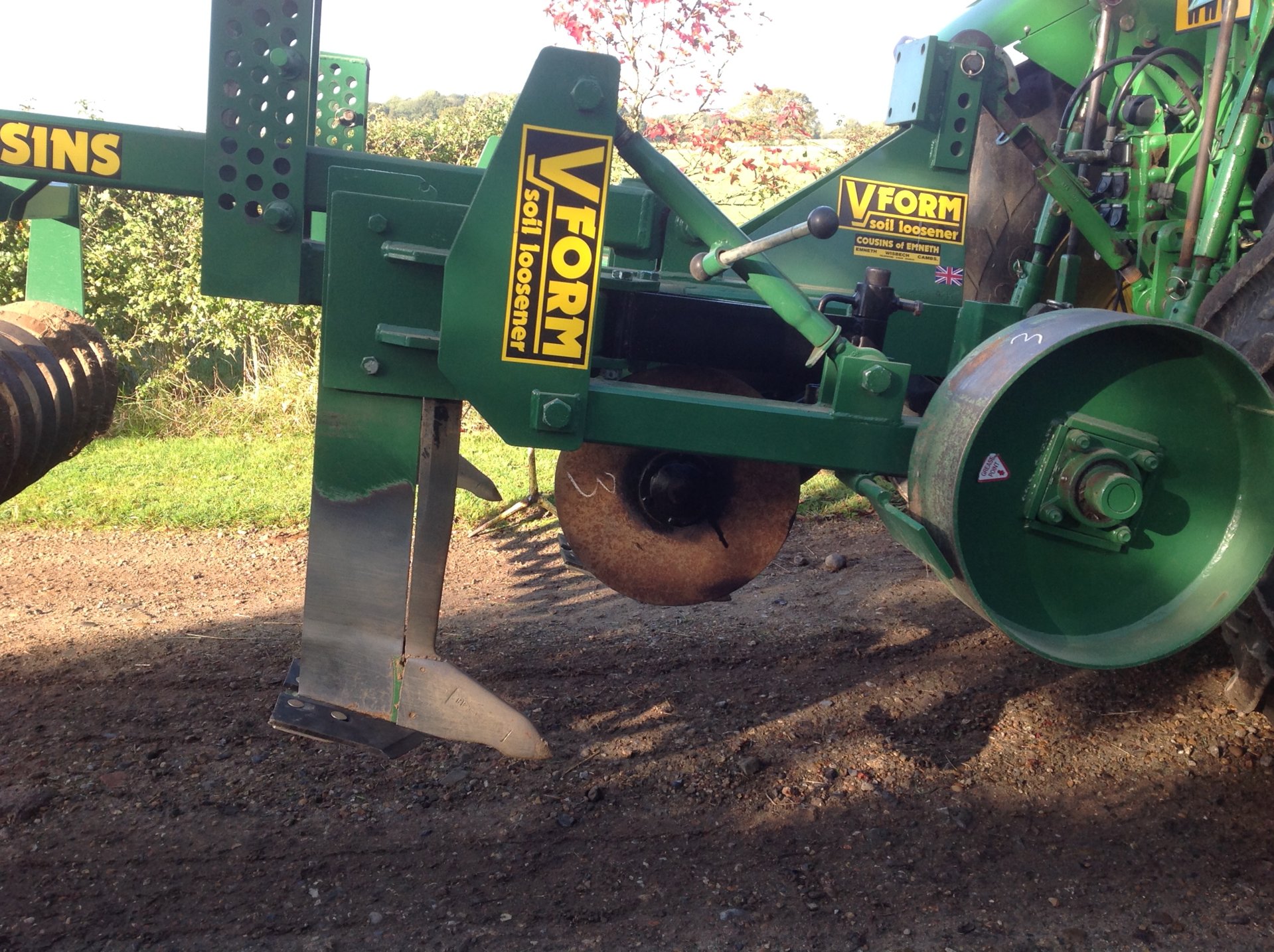 Front discs on a subsoiler | The Farming Forum