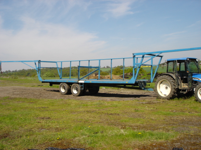 bespoke round bale trailer | The Farming Forum