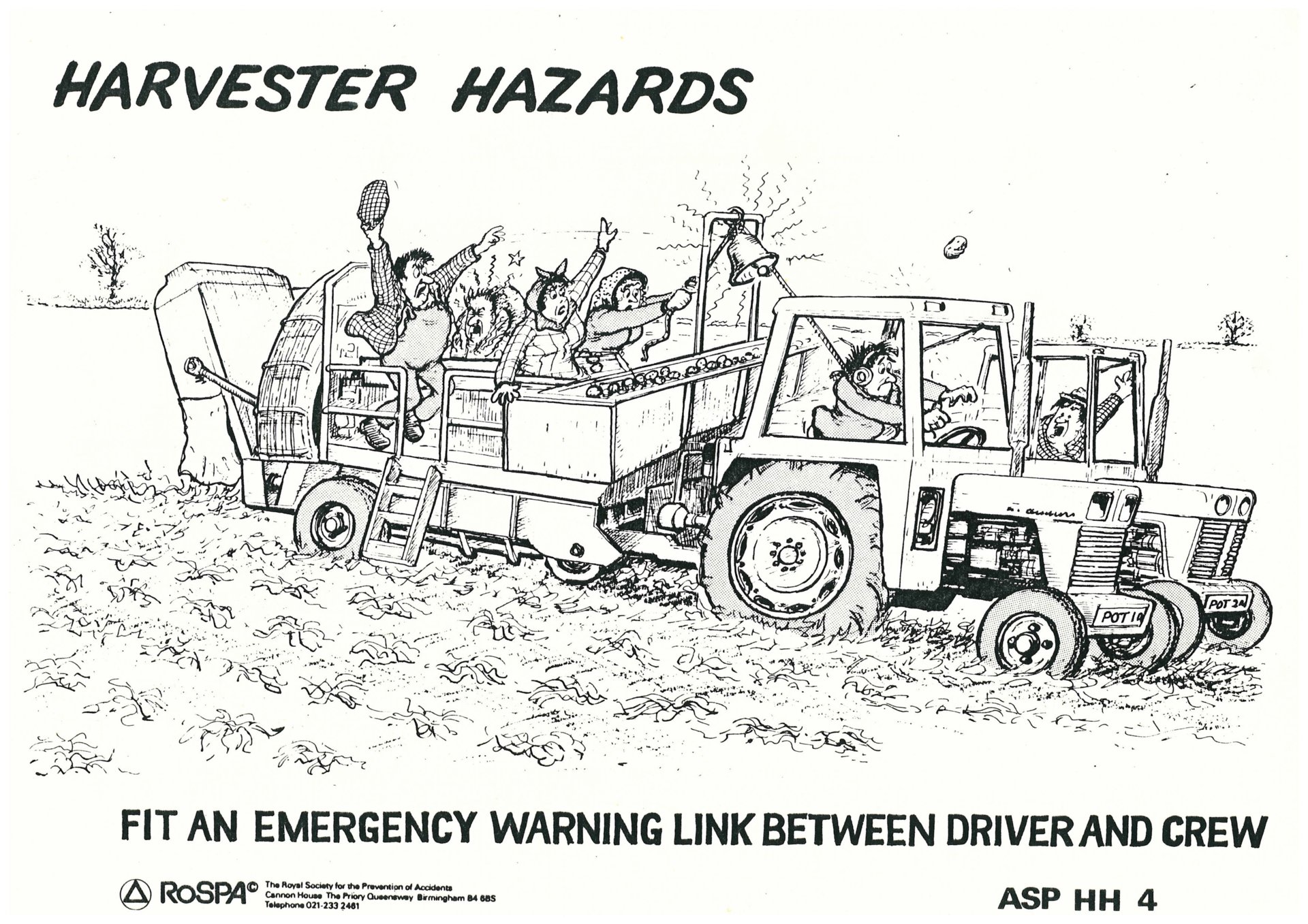 ROSPA farm safety cartoons 1980's | The Farming Forum
