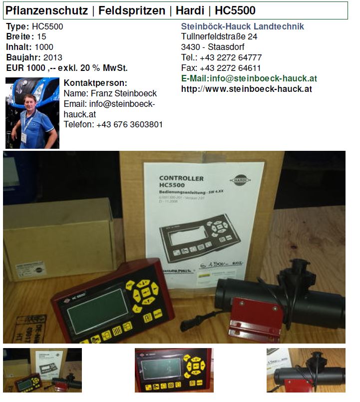 Hardi rate controller and boom section valves | The Farming Forum