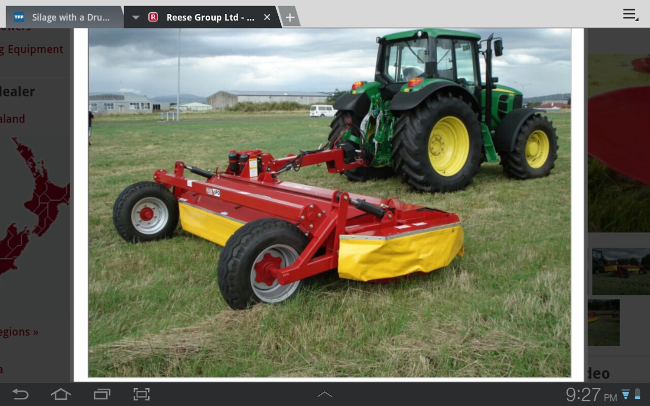 Silage with a Drum Mower | The Farming Forum