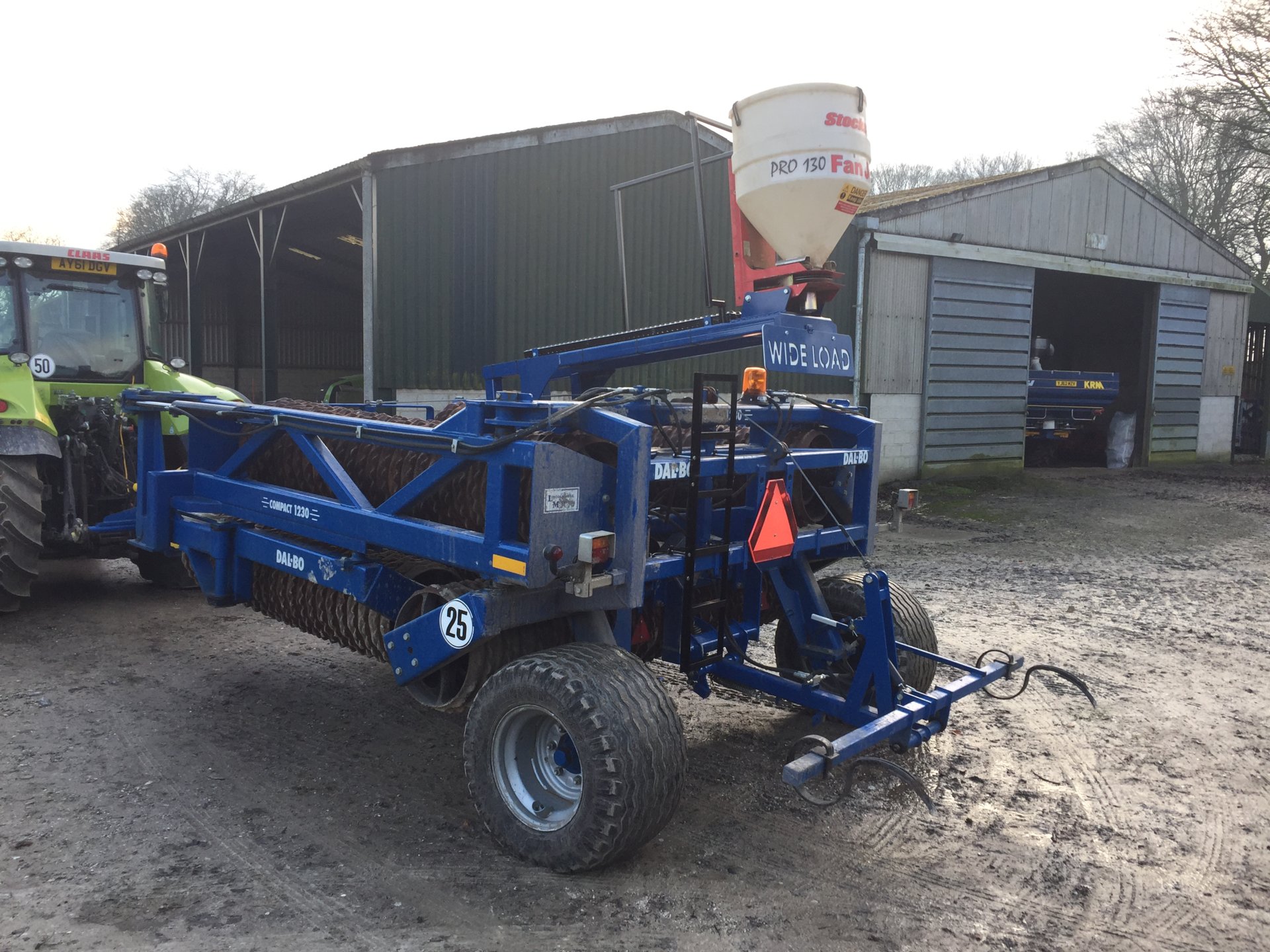 Slug pelleter on rolls | The Farming Forum
