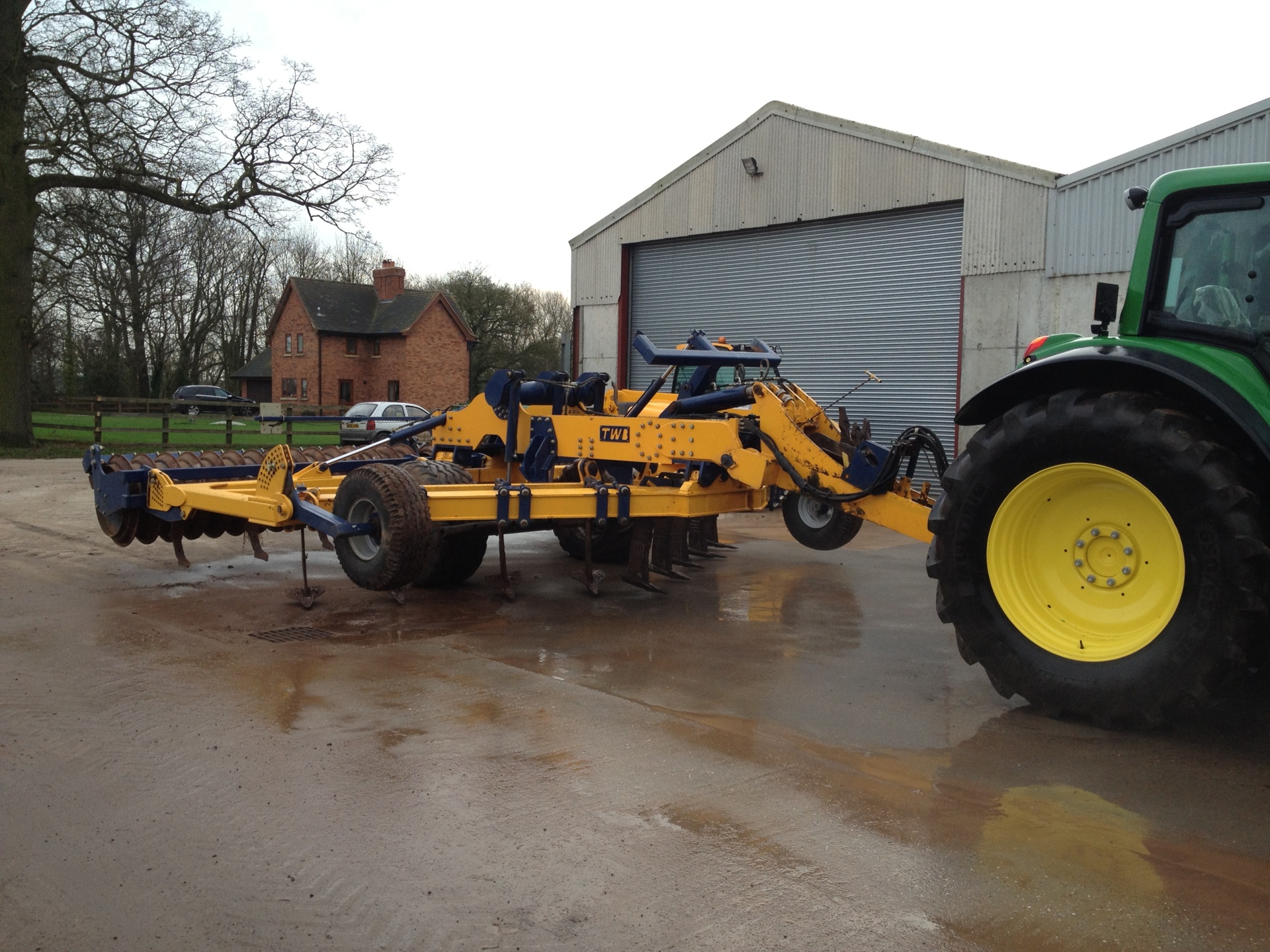 FOR SALE: TWB 6 metre, 9 leg, Subsoiler with working tines & packer ...