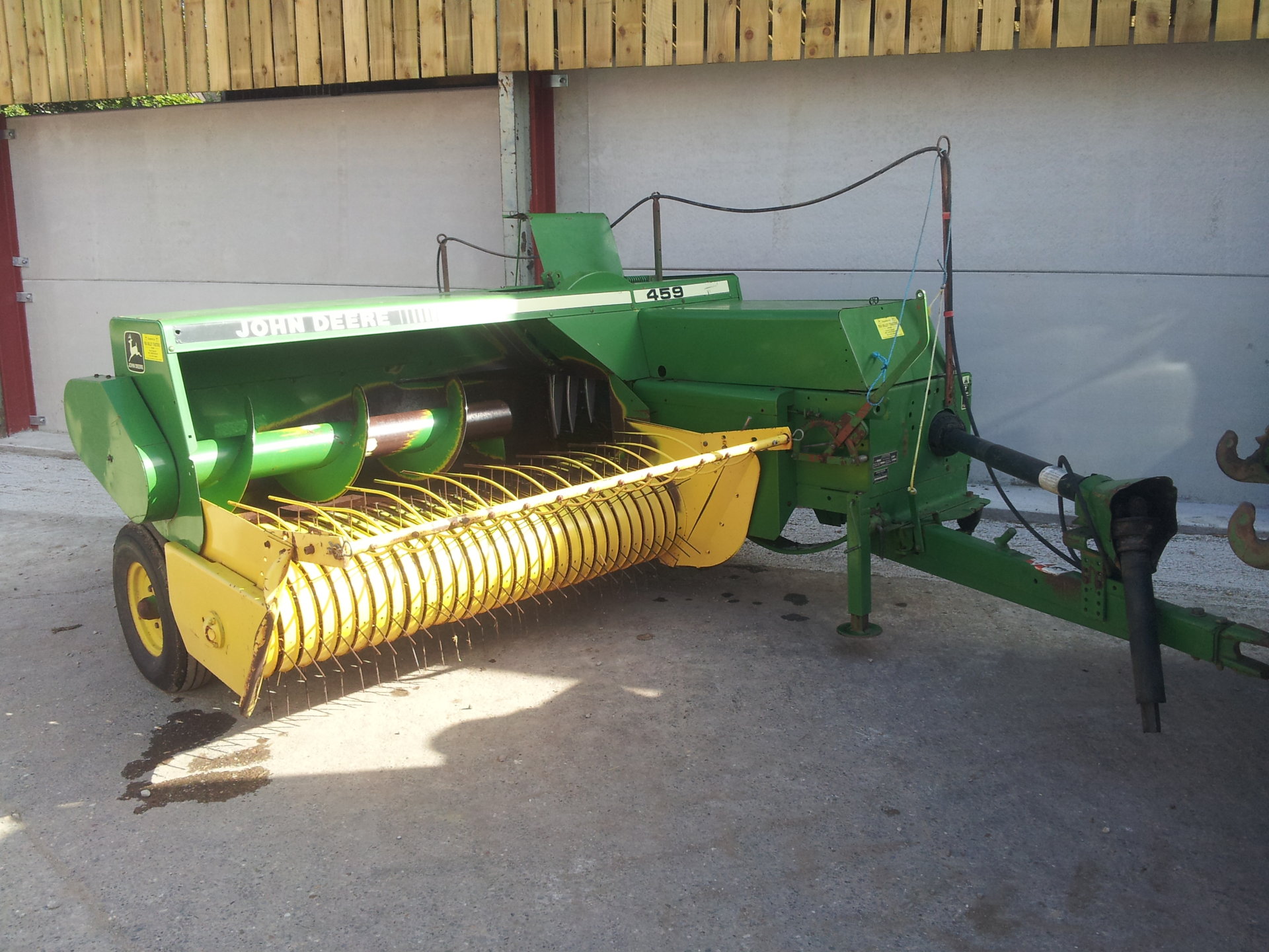 John Deere 459 baler + Cook sledge | The Farming Forum