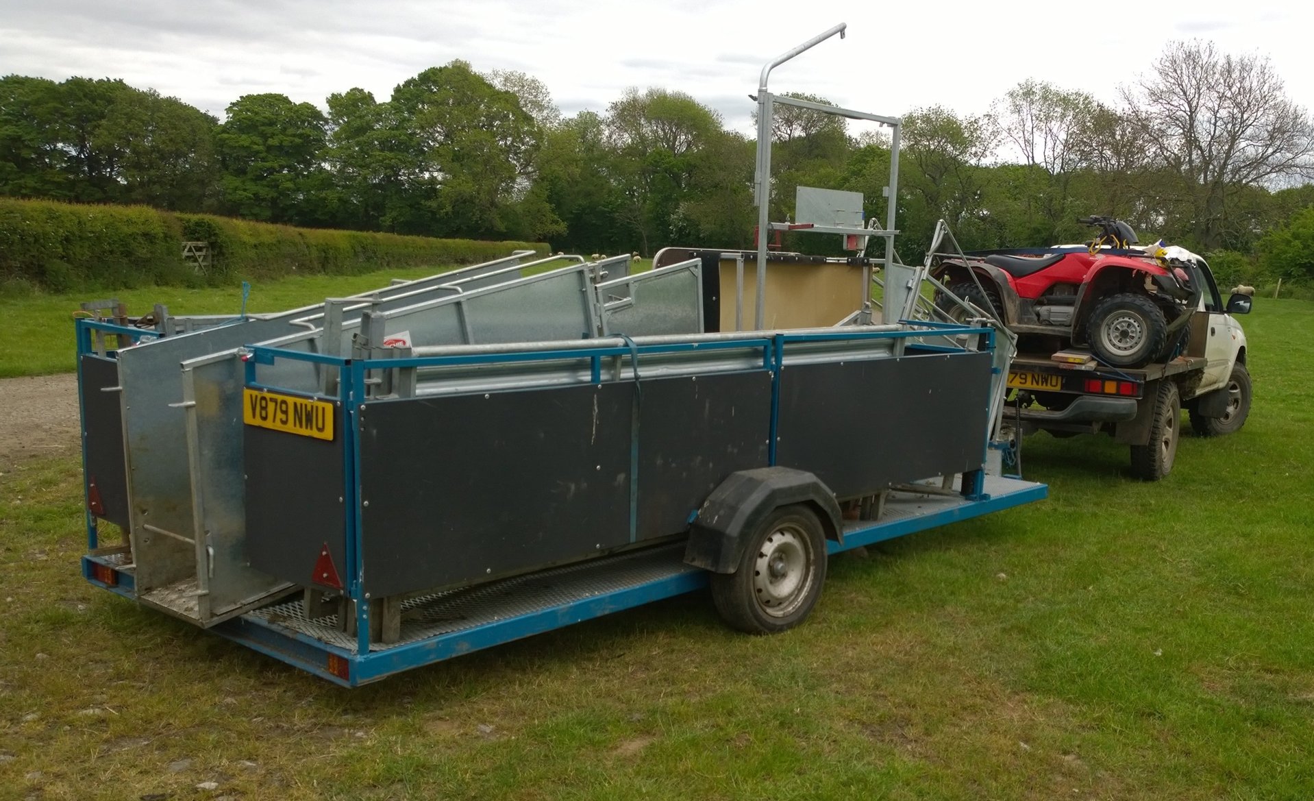 Mobile sheep yard | The Farming Forum