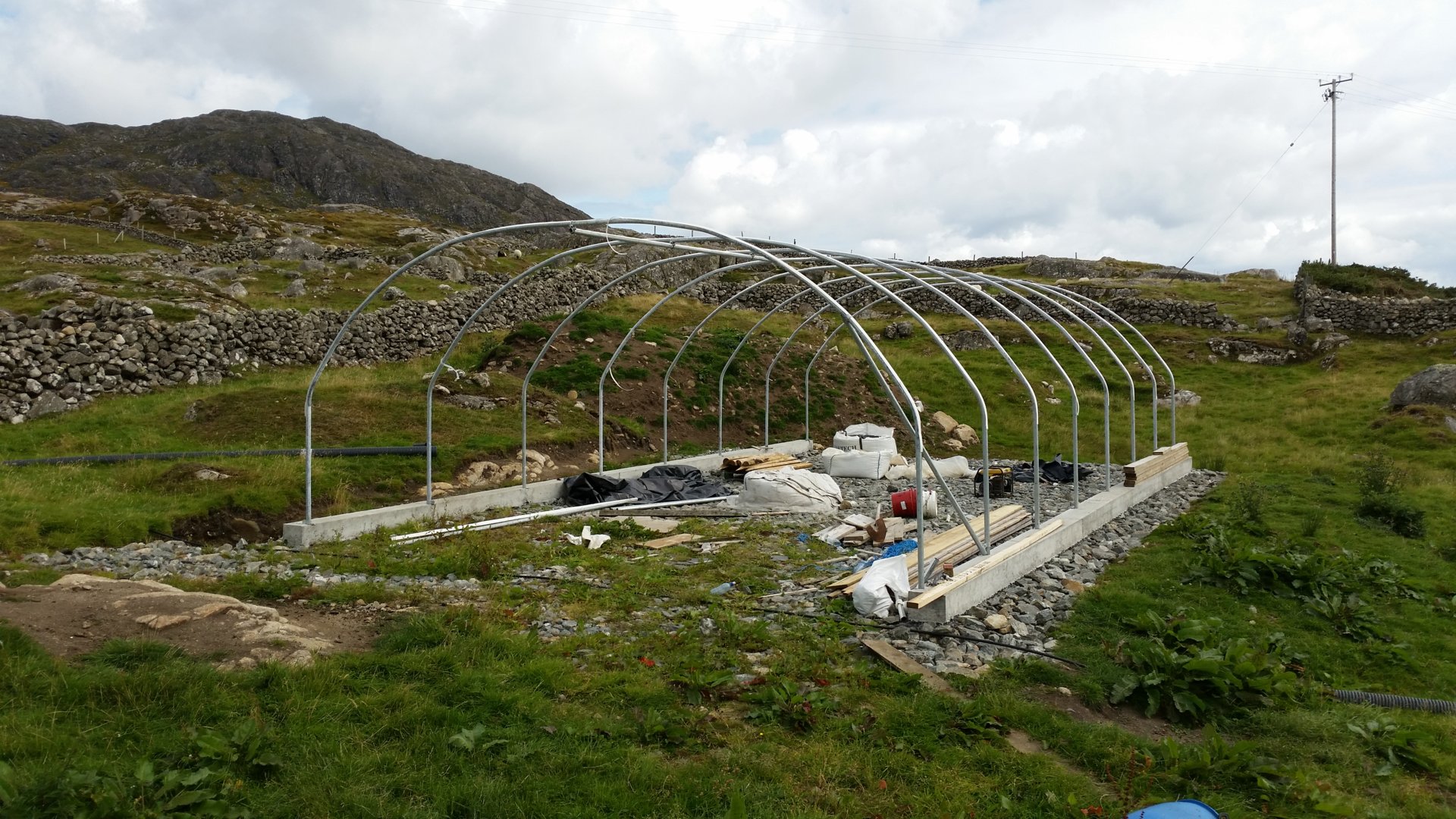 A little work done on the sheep tunnel today | The Farming Forum