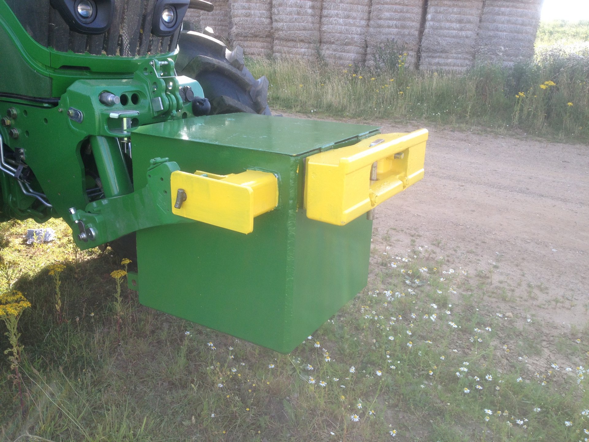 Front weight with toolbox | The Farming Forum
