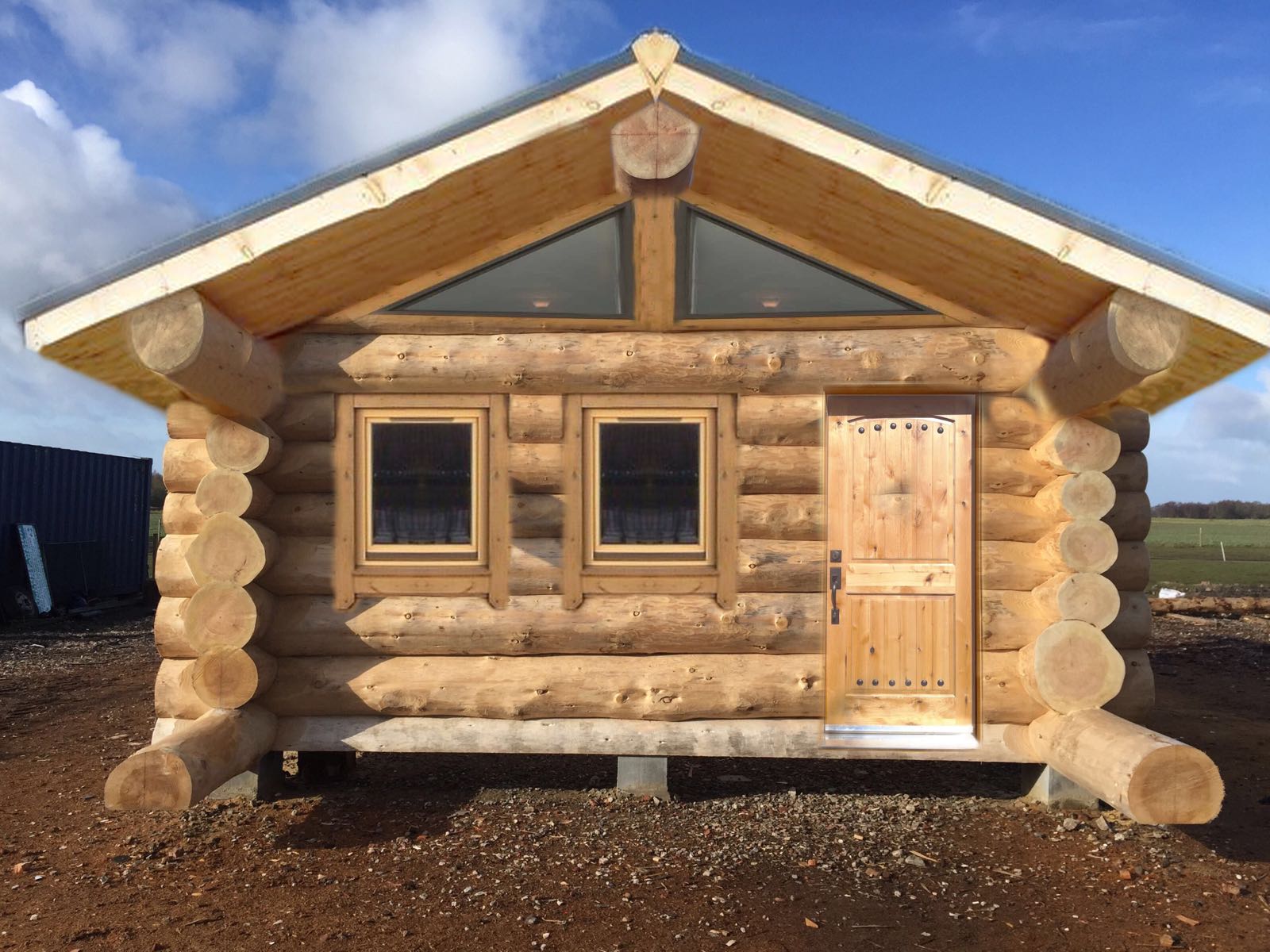 Hand crafted log cabin | The Farming Forum