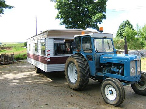 Tractor & caravan. | The Farming Forum