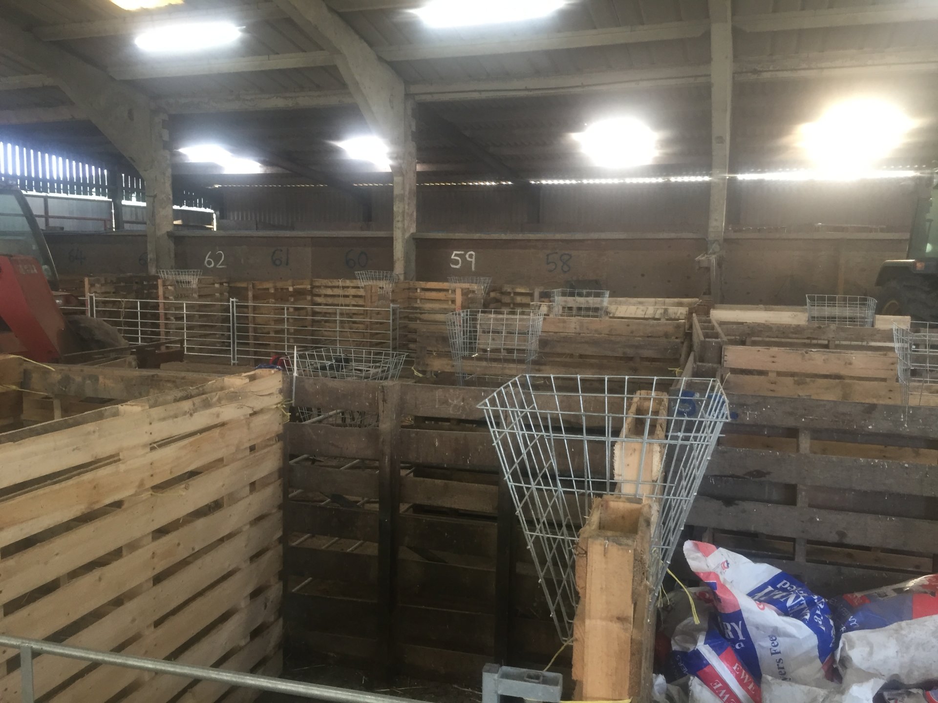 Hay racks for lambing pens | The Farming Forum
