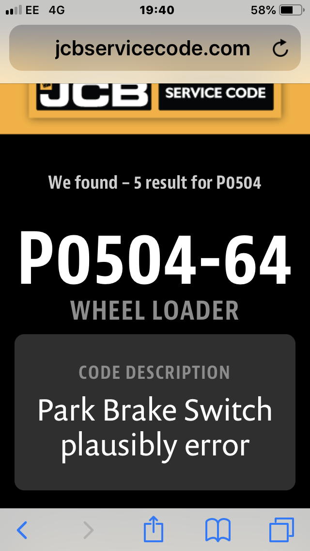 JCB Error Code The Farming Forum JCB Error Code The Farming Forum